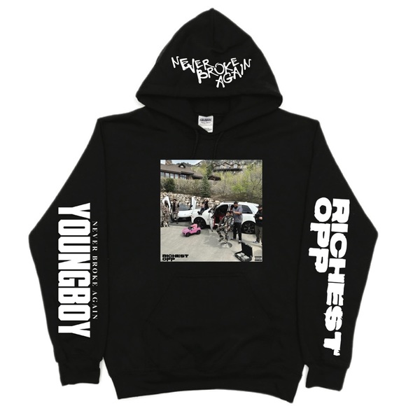 Sweaters | Nba Youngboy Richest Opp Hoodie New 223 Fast Shipping | Poshmark